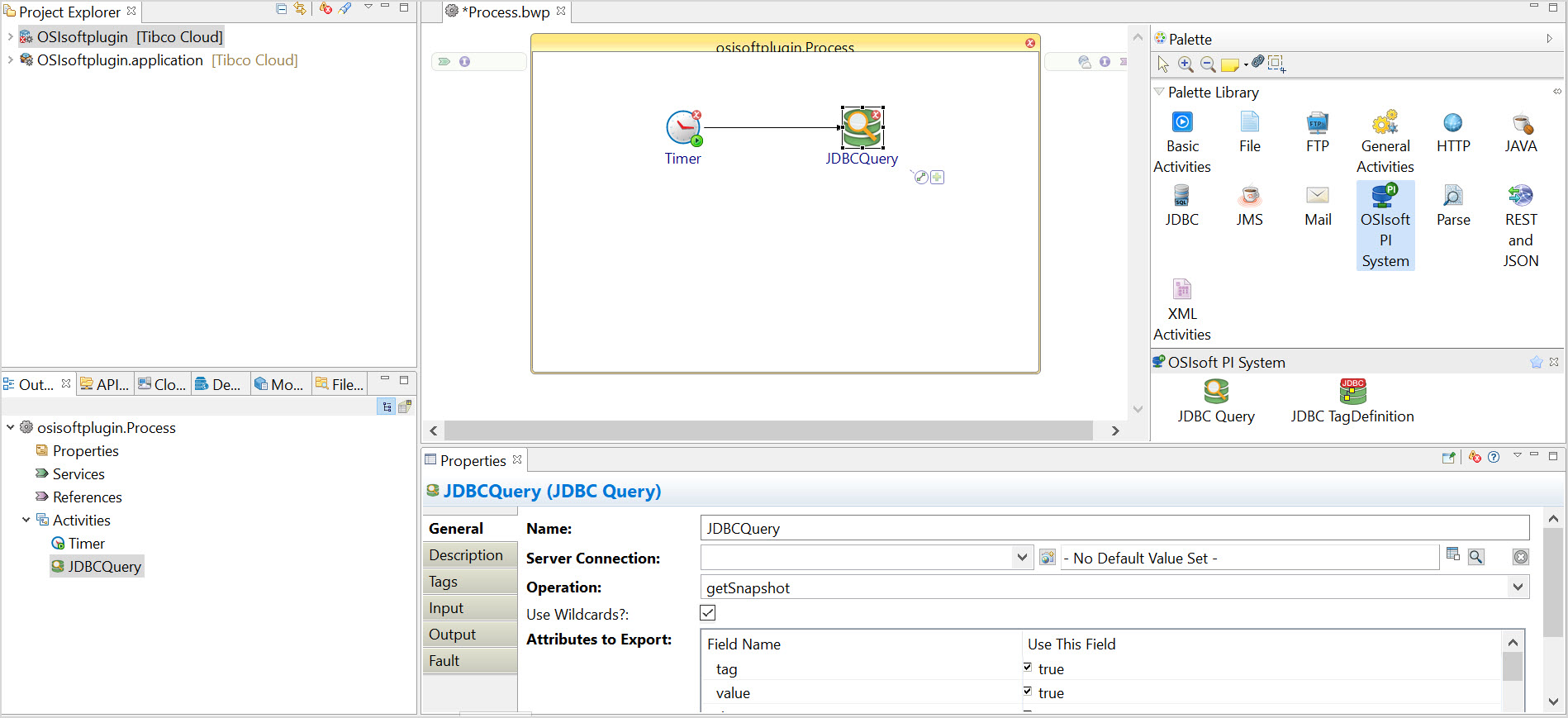Configuring a Process